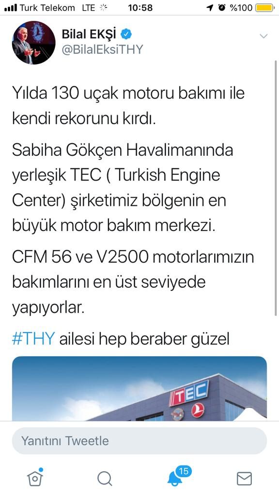 THY’NIN MOTOR BAKIM ŞİRKETİ BÖLGENİN LİDERİ OLDU! » Apron 24 Havacılık ...