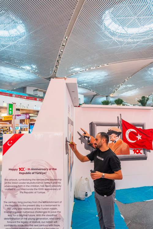 İGA İSTANBUL HAVALİMANI’NDA 100. YIL COŞKUSU » Apron 24 Havacılık ...